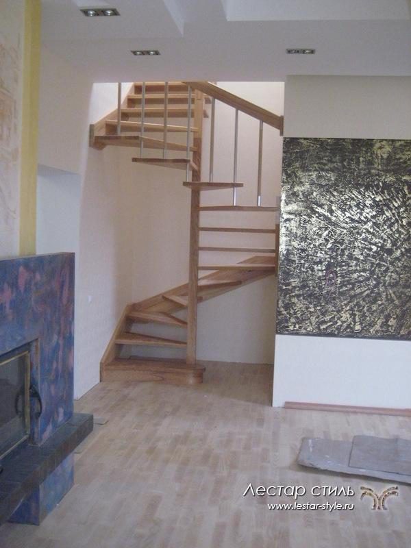 Винтовые лестницы на второй этаж заказать в Москве и области